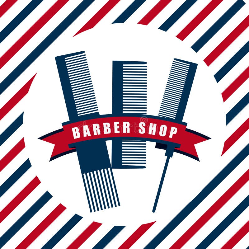 Barber shop design stock vector. Illustration of background - 44985013