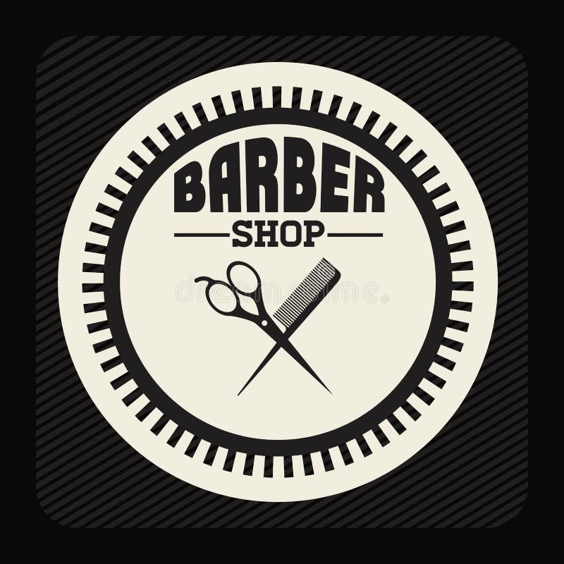 Barber shop design stock vector. Illustration of graphic - 41950091