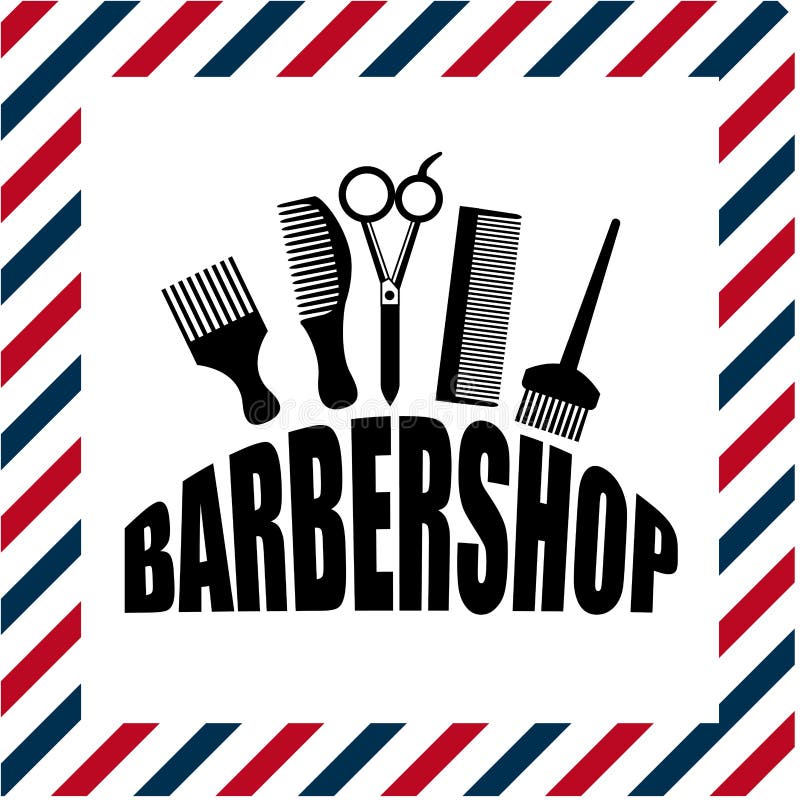 Barber shop design stock vector. Illustration of business - 63936618