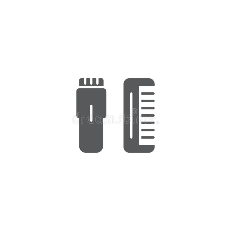 Barber Shop Equipment Vector Icon Symbol Tools Isolated on White ...