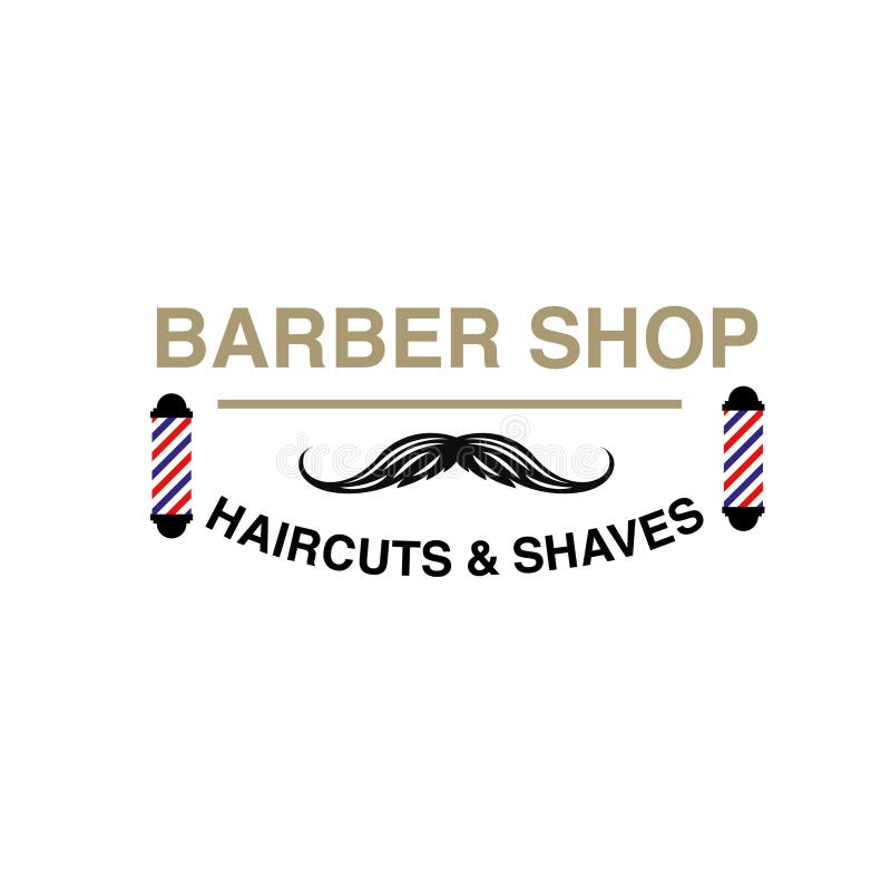 Barber Shop Labels, Banner, Logo Vector Stock Illustration ...