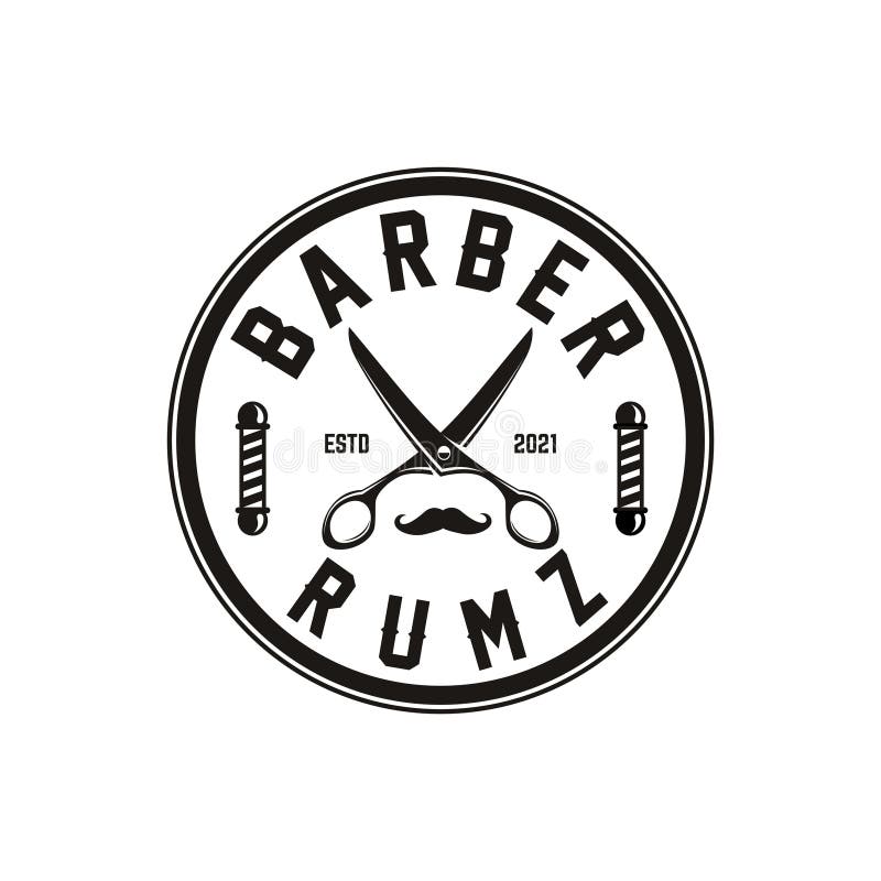 Barber Shop Logo Concept Ideas Stock Vector - Illustration of badge ...