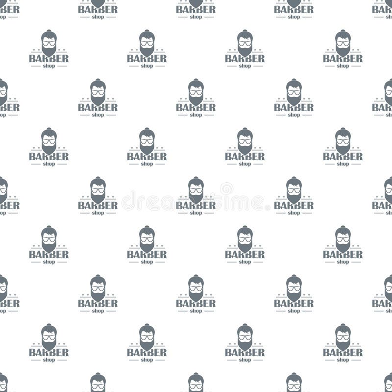 Barber Shop Pattern Vector Seamless Stock Vector - Illustration of ...