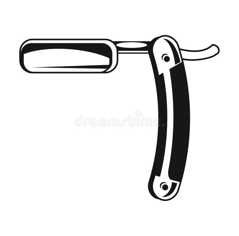 Barber shop razor stock vector. Illustration of classic - 219340351
