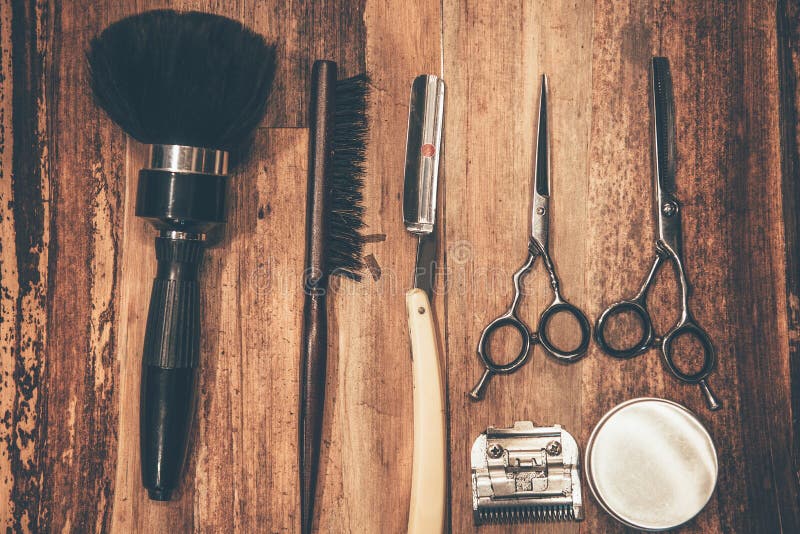 Barber tools. stock photo. Image of razor, blade, modern - 65607814