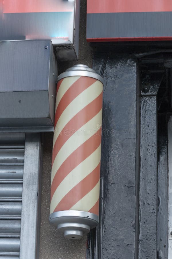 Barbershop pole stock image. Image of babershop, office - 181397483