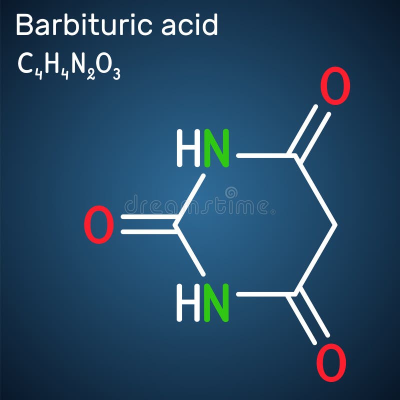 Barbituric Acid Chemical Formula. Barbituric Acid Structural Chemical ...