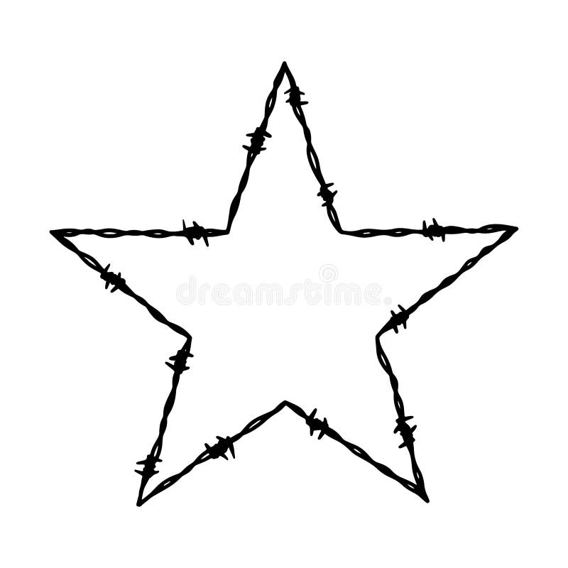 Barb Wire Star Stock Illustrations 84 Barb Wire Star Stock Illustrations Vectors Clipart Dreamstime