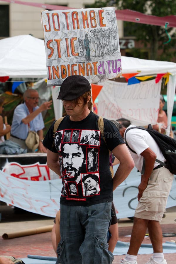 Barcelona 19J Protests editorial stock image. Image of downturn - 19975379