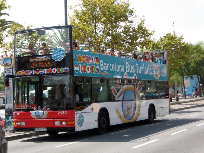 Barcelona Bus Turistic, Tour Editorial Photography - Image of city ...