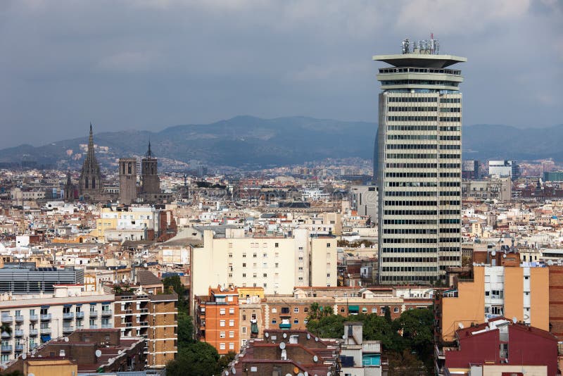 Barcelona Cityscape stock image. Image of skyline, quarter - 80976051