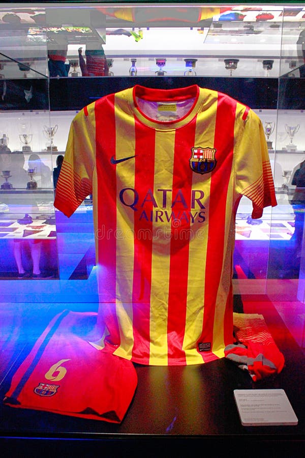 Barcelona FC Jersey editorial photo. Image of cartoon - 239600616