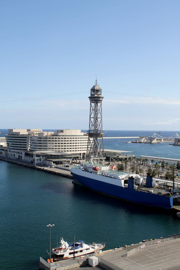Barcelona Harbor stock photo. Image of harbour, barcelona - 25456628