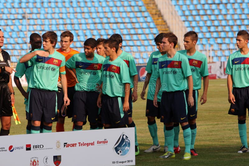Barcelona Jr. Football Team Editorial Photo - Image of barcelona ...
