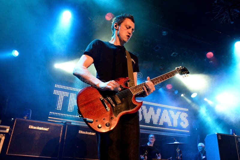 The Subways Rock Band Perform at Bikini Stage Editorial Stock Image ...