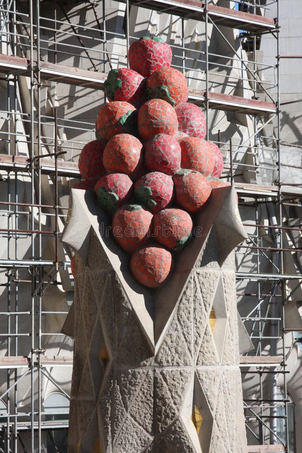 Sagrada Familia Nativity Towers Stock Photos - Free & Royalty-Free ...