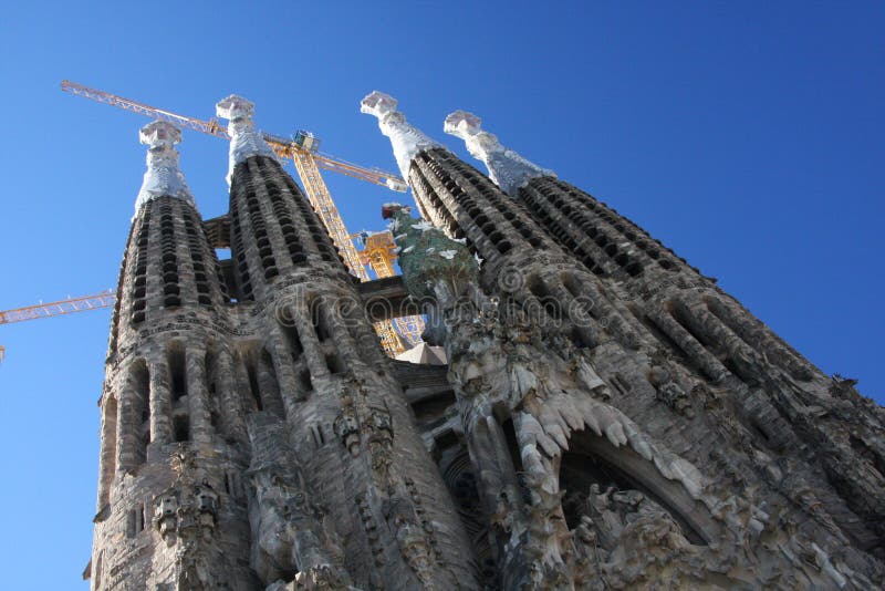 Sagrada Familia Nativity Towers Stock Photos - Free & Royalty-Free ...