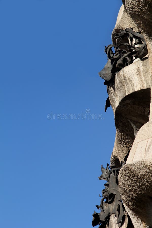 Barcelona scene editorial image. Image of antonigaudi - 74023325