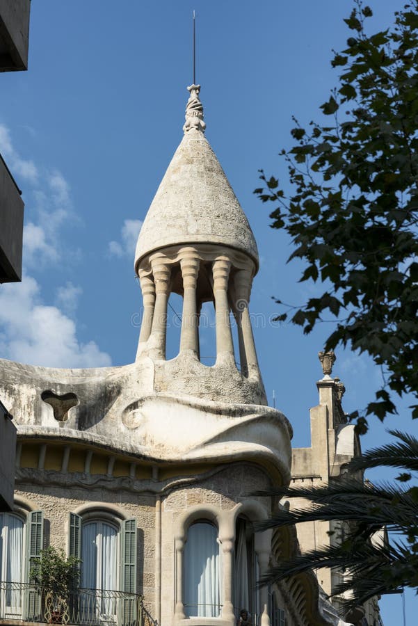 Barcelona (Spain): Building in Avinguda Diagonal Stock Image - Image of ...