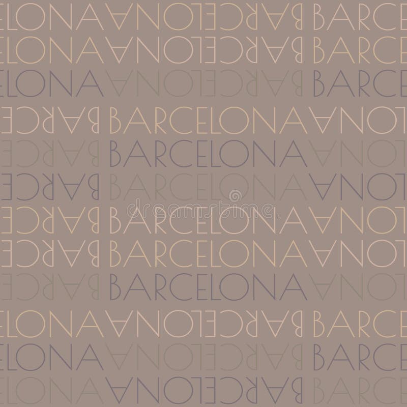 Barcelona, Spain Seamless Pattern Stock Vector - Illustration of ...