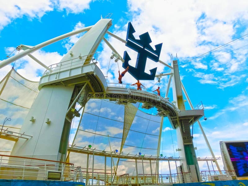 Barcelona, Spaine - September 06, 2015: Royal Caribbean, Allure ... Barcelona, Spaine - September 06, 2015: Royal Caribbean, Allure ...