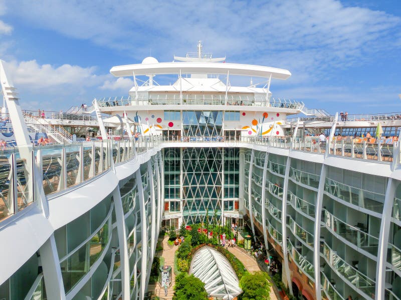 Barcelona, Spaine - September 06, 2015: Royal Caribbean, Allure ... Barcelona, Spaine - September 06, 2015: Royal Caribbean, Allure ...
