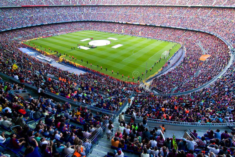 Barcelona stadium editorial photo. Image of sports, supporters - 20517311