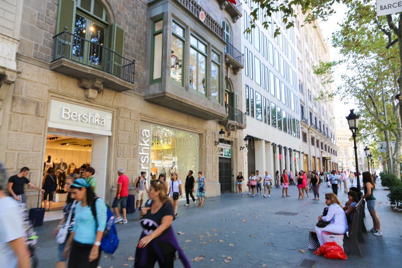 Barcelona streets editorial photo. Image of catalan, gothic - 46049331