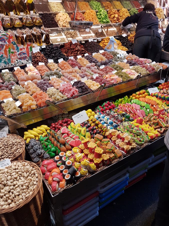 Barcelona Supermercato Sweets Editorial Stock Photo - Image of ...