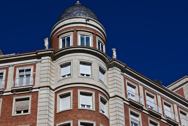 Barcelona Traditional Architecture (Spain) - 17 Stock Image - Image of ...