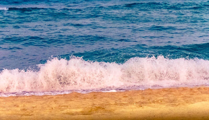 Barcelona Waves stock photo. Image of coastline, shore - 130505774