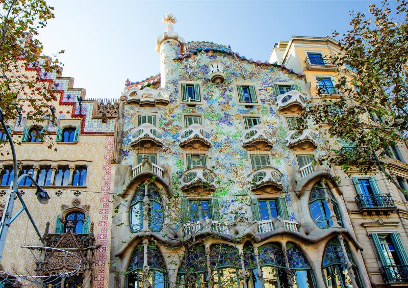 Barcelone La maison des os photo stock éditorial. Image du ville - 90514938