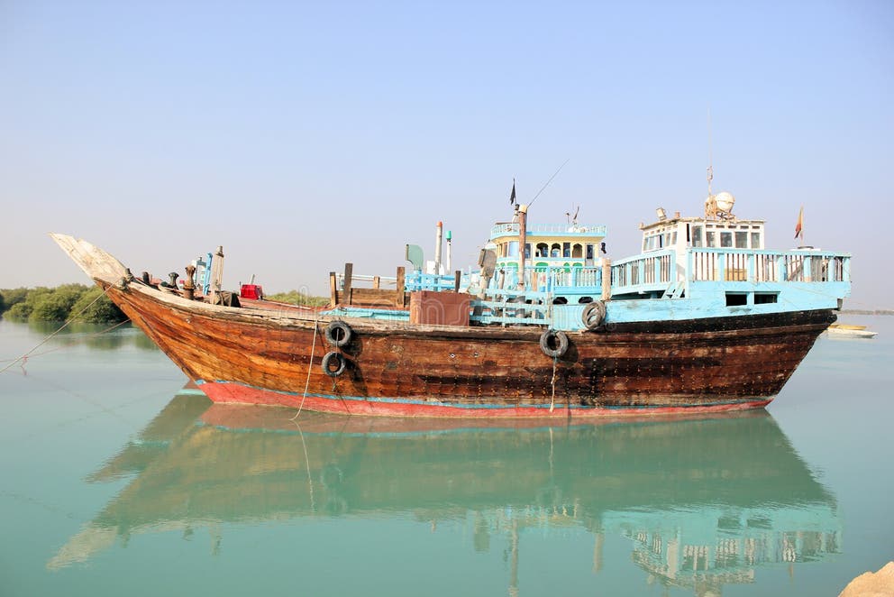 Barco de Fisher foto de archivo. Imagen de cielo, golfo - 27867502