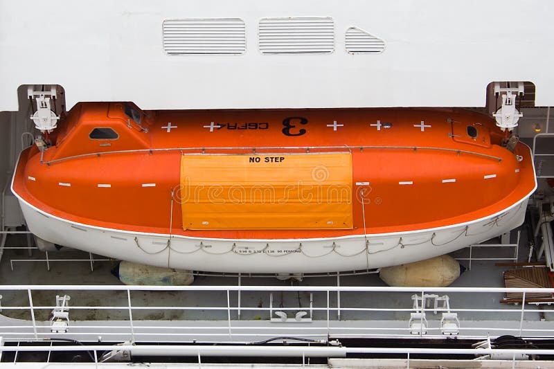 Bote salva-vidas imagem de stock. Imagem de navio, flutuador - 414449