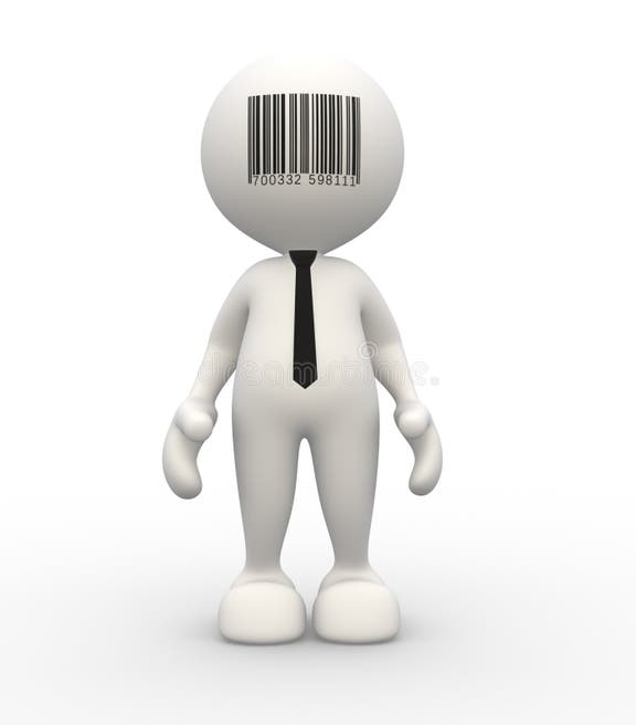 Human Head Barcode Stock Illustrations – 123 Human Head Barcode Stock ...
