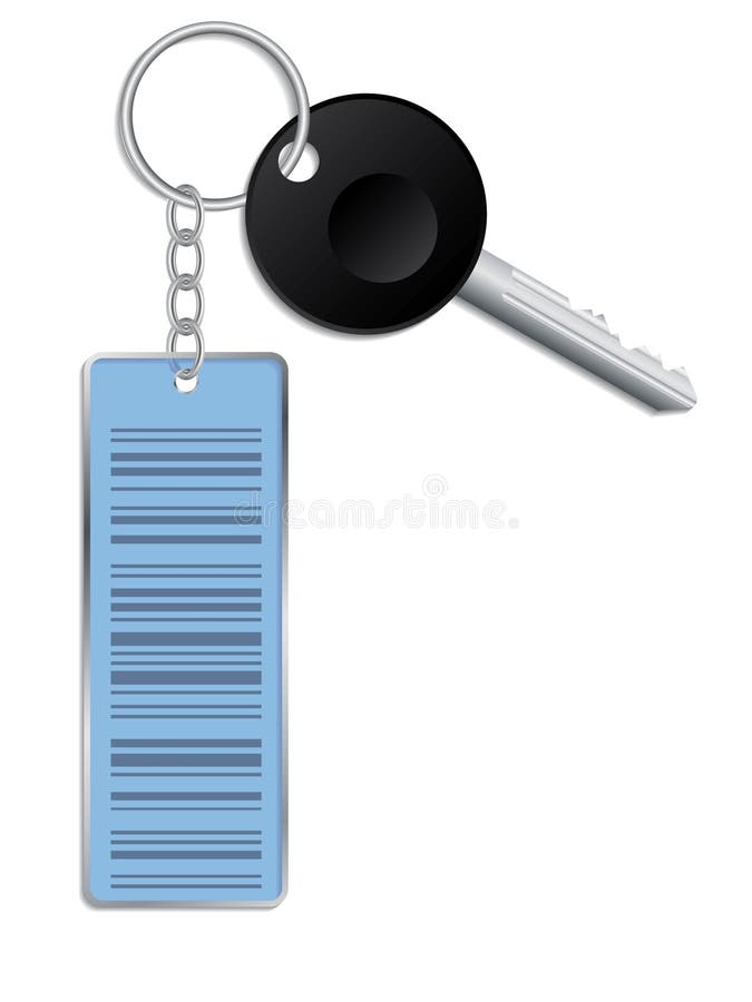 Barcode access key stock vector. Illustration of door - 13757510