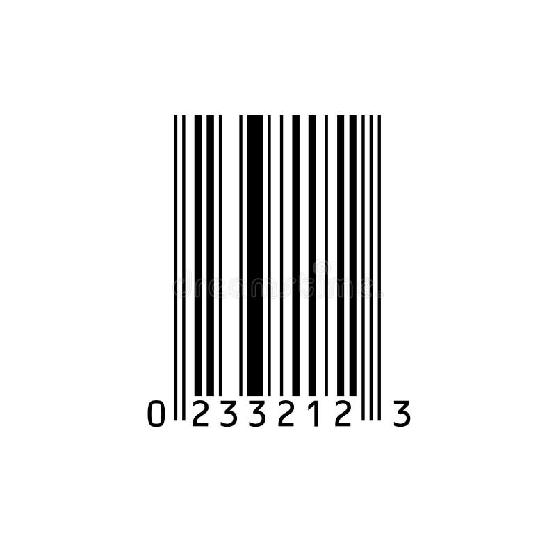 Barcode. Vector Barcode. Macro Photograph of a Bar Code Stock ...