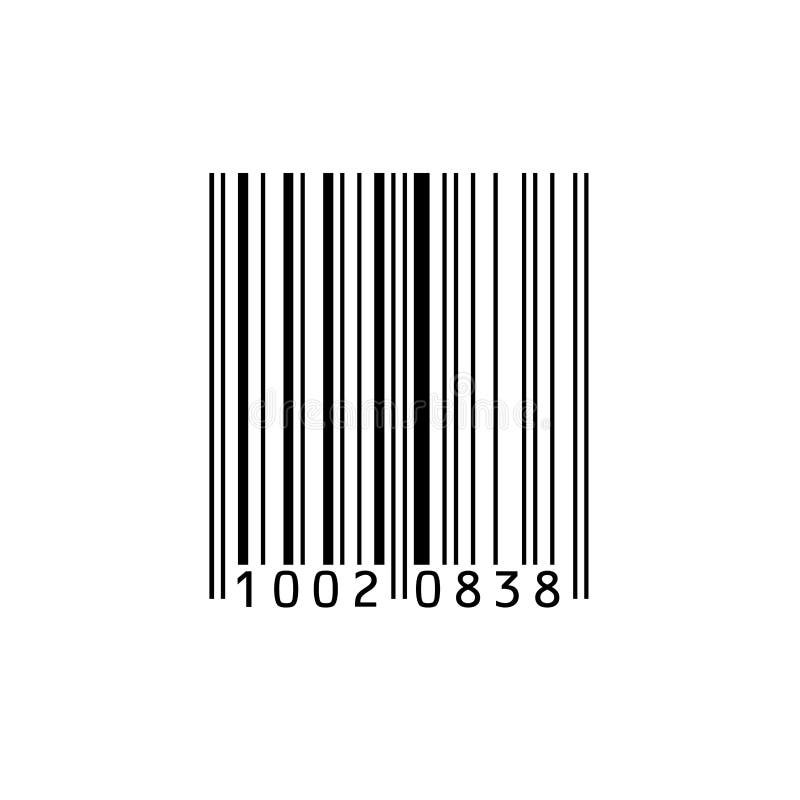 Barcode. Vector Barcode. Macro Photograph of a Bar Code Stock ...
