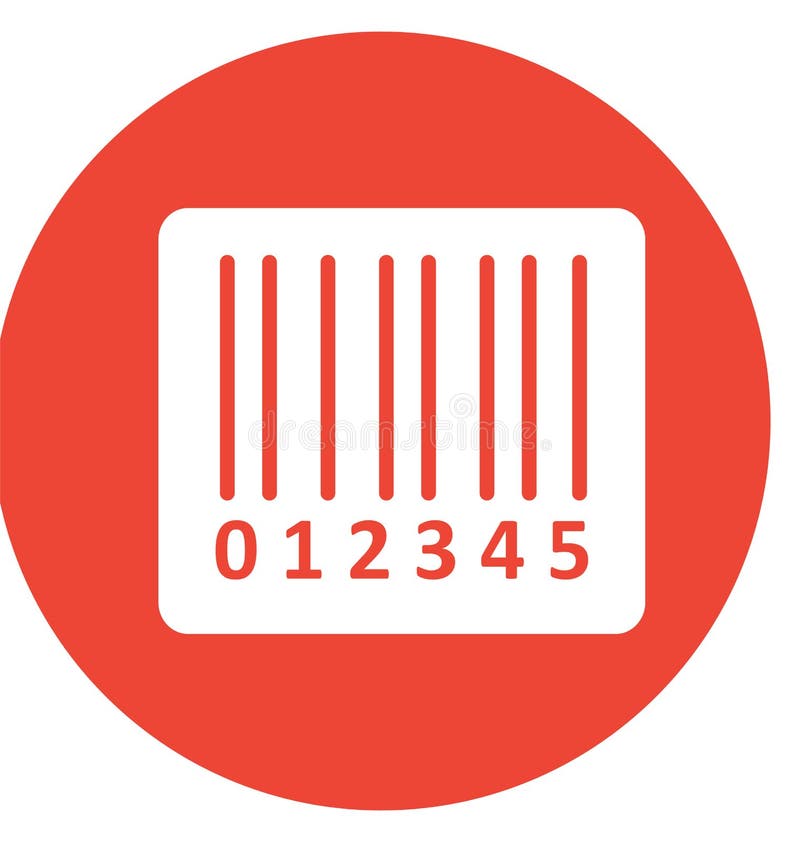 Barcode, Barcode Sticker Isolated Vector Icon that Can Be Very Easily ...