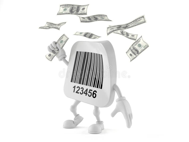 Barcode Character Money Stock Illustrations – 184 Barcode Character ...