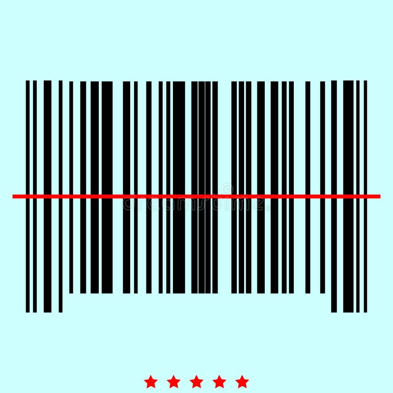 The Barcode it is Color Icon . Stock Vector - Illustration of sell ...