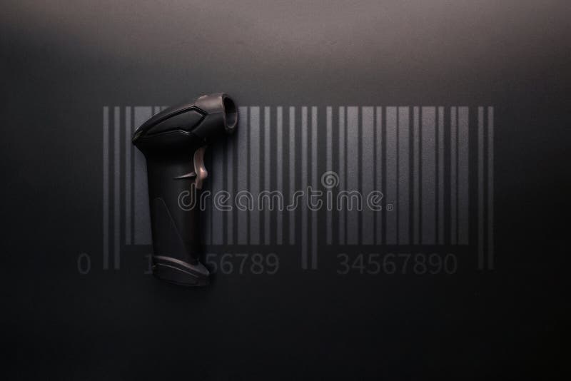 Barcode Concept. Retail Label Barcode Scan. Reader Laser Scanner for ...