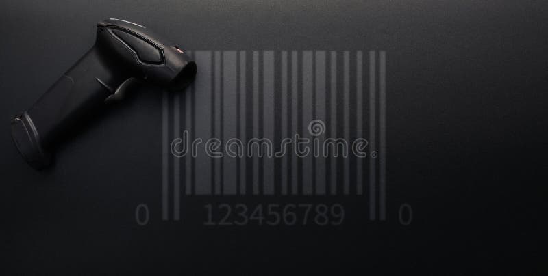 Barcode Concept. Retail Label Barcode Scan. Reader Laser Scanner for ...
