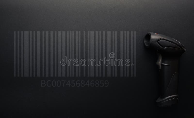 Barcode Concept. Retail Label Barcode Scan. Reader Laser Scanner for ...