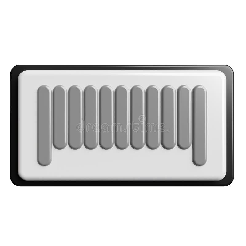 Barcode 3d Icon Render Illustration Stock Illustration - Illustration ...