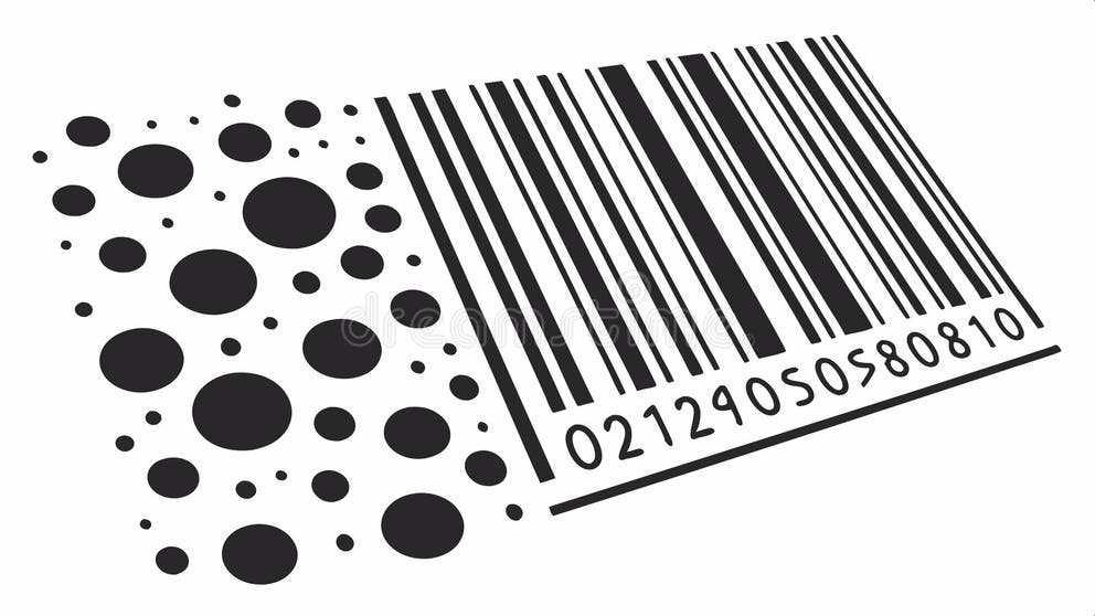 Barcode Design Element for Product and Identification Themes Vector ...