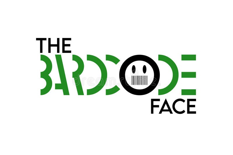 The Barcode Face Stock Vector. Illustration of Combined Stock Vector ...