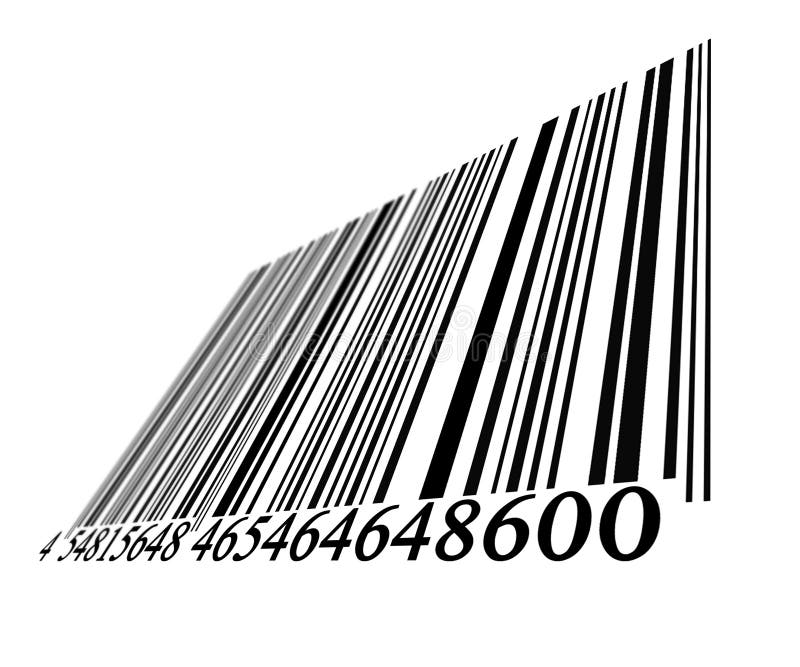 Barcode fading stock illustration. Illustration of customer - 3092867