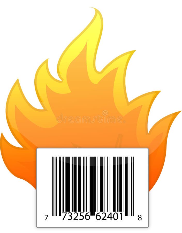 Barcode Fire Stock Illustrations – 124 Barcode Fire Stock Illustrations ...