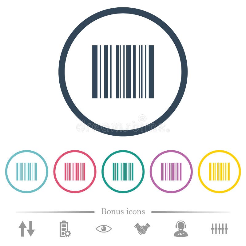 Barcode Round Stock Illustrations – 491 Barcode Round Stock ...